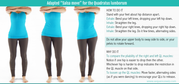 Dance your way out of hip pain - salsa helps relieve QL tension