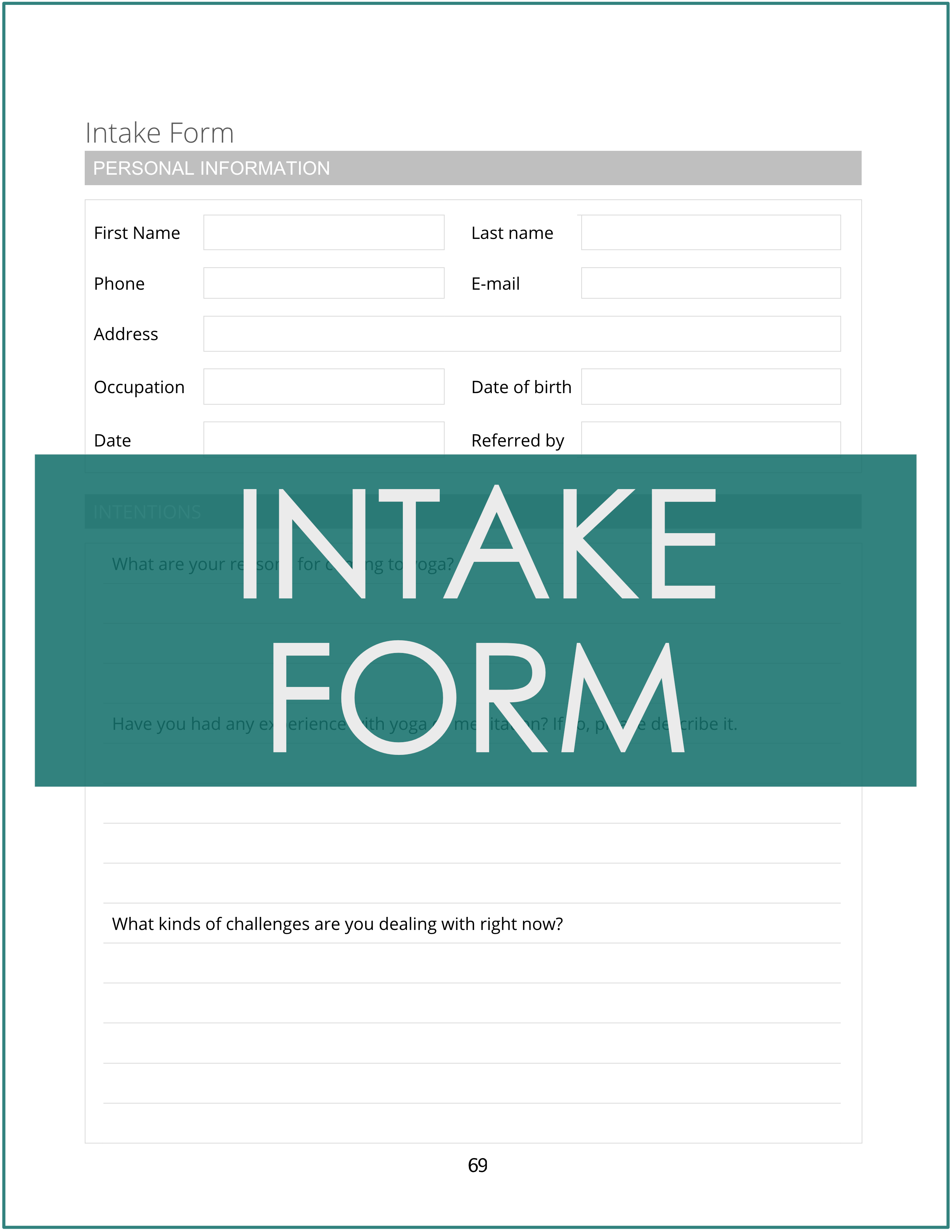 Intake - Sequence Wiz