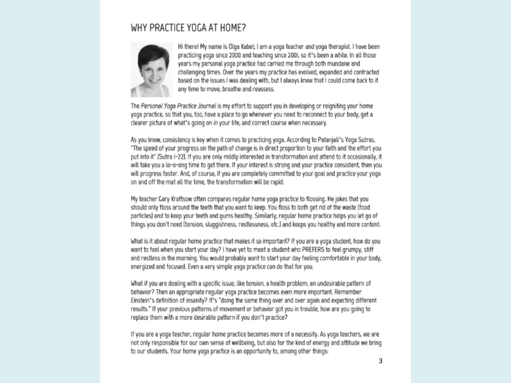 Personal Yoga Practice Journal - Sequence Wiz