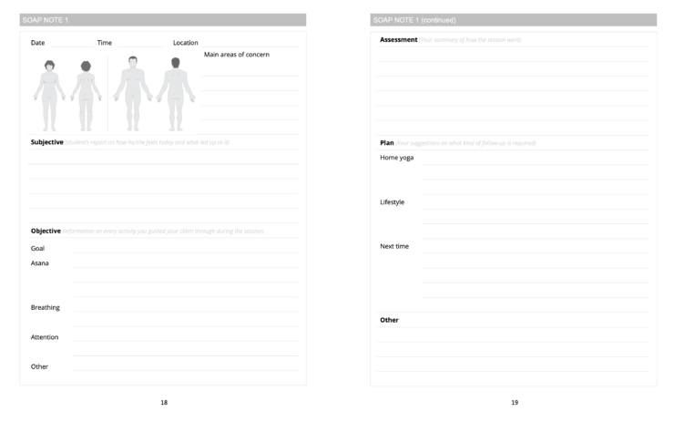 Yoga Student Profile: Workbook - Sequence Wiz